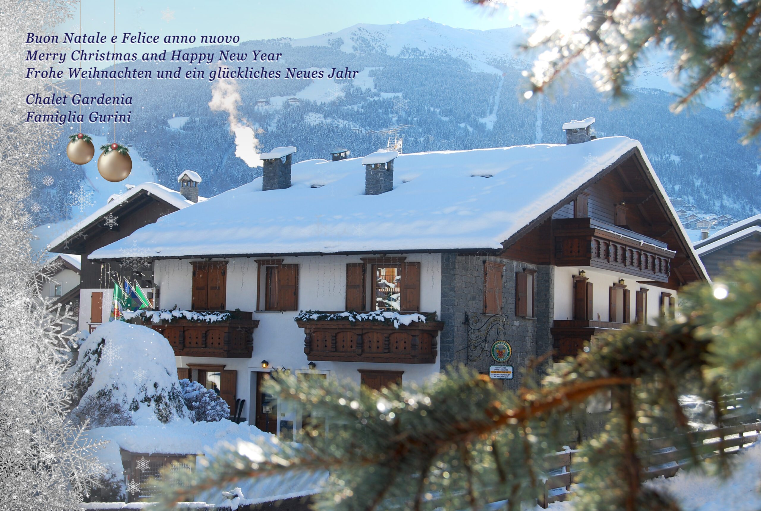 Merry Christmas - Chalet Gardenia - Residence appartamenti Bormio